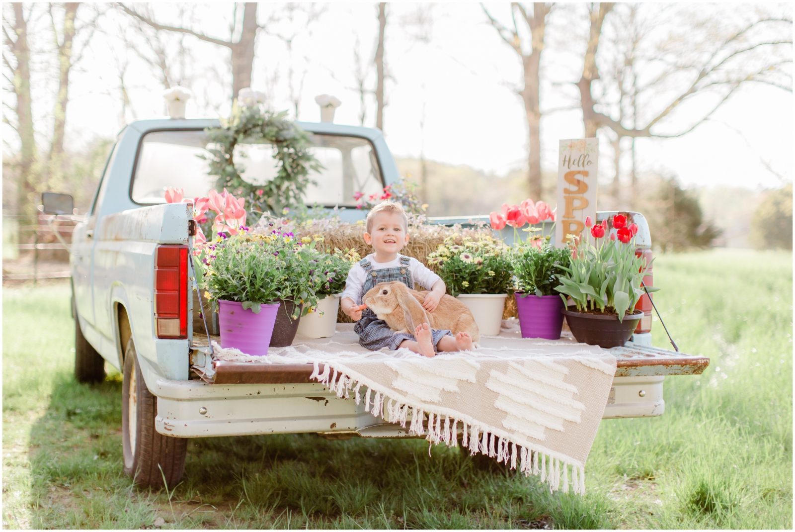 Spring Portraits With Bunnies - alyssa-rachelle.com