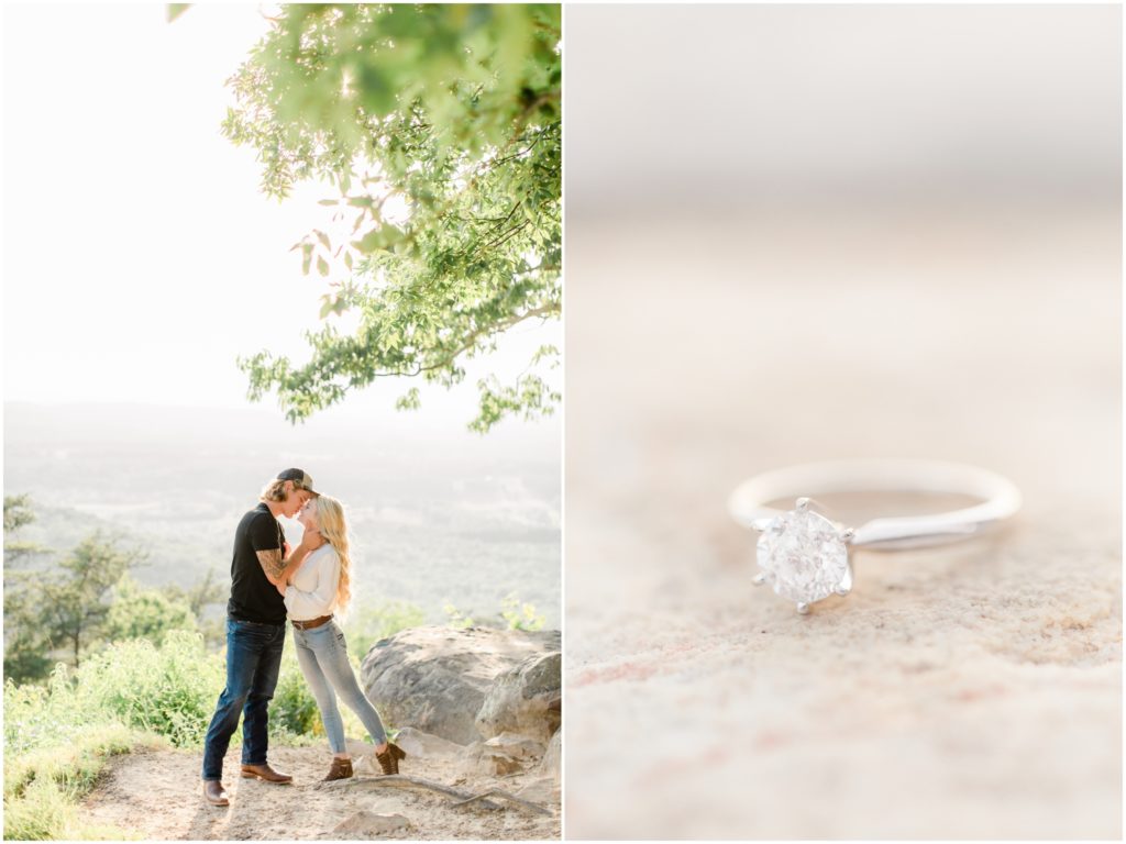 Chilhowee Overlook Engagement Session | alyssa-rachelle.com