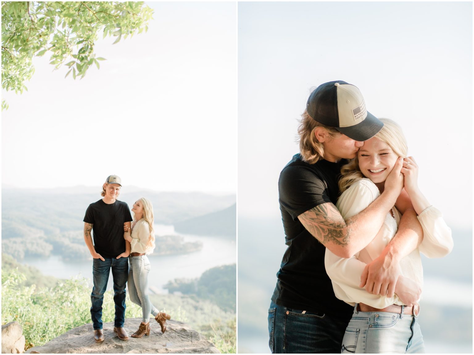 Chilhowee Overlook Engagement Session - alyssa-rachelle.com