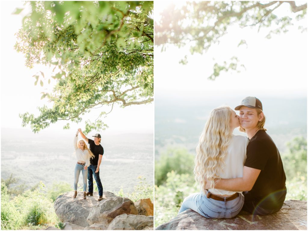 Chilhowee Overlook Engagement Session | alyssa-rachelle.com