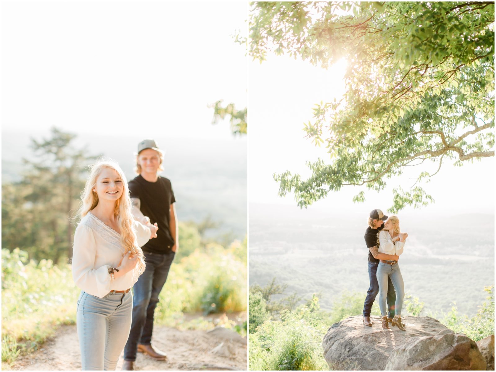 Chilhowee Overlook Engagement Session | alyssa-rachelle.com