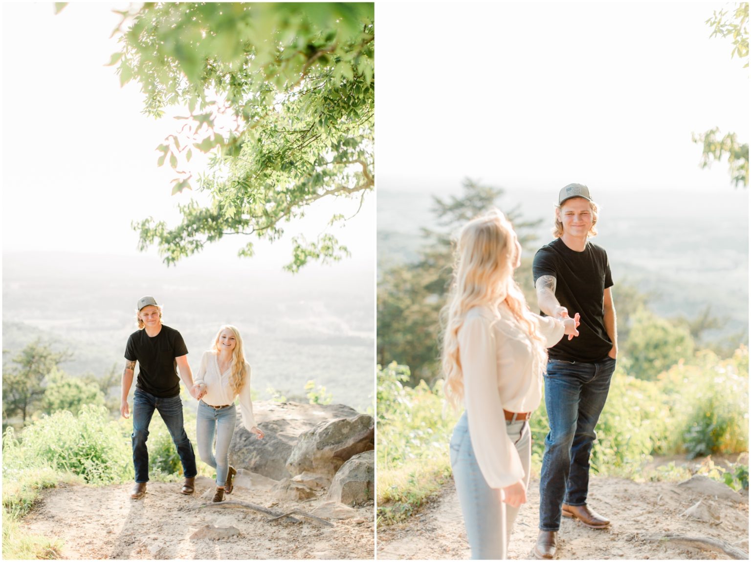 Chilhowee Overlook Engagement Session
