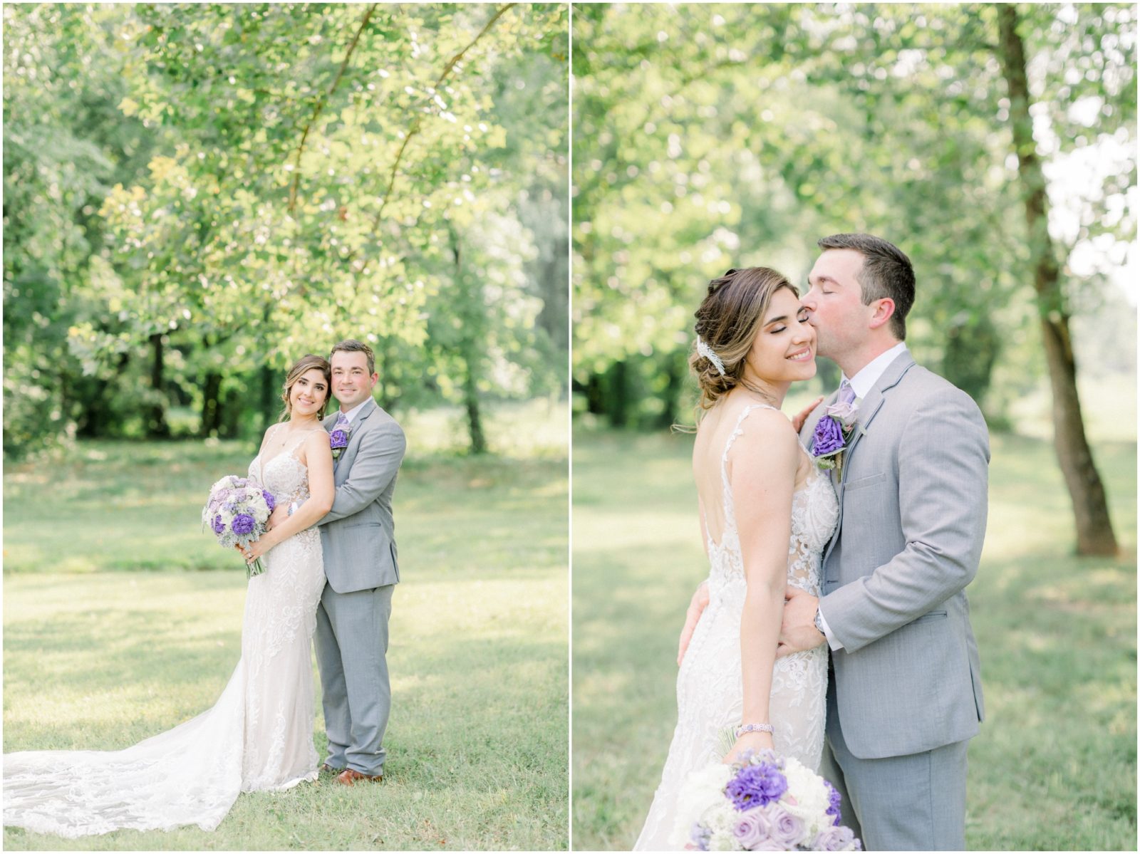 Purple Wedding Color Theme: Victoria & Hunter | alyssa-rachelle.com