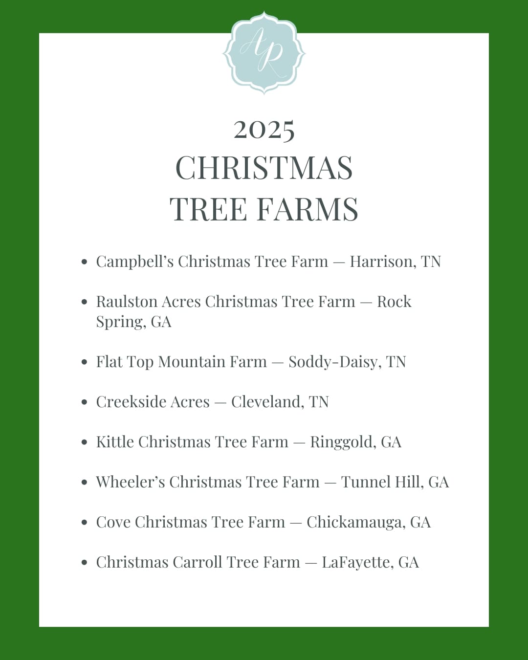 8 Magical Christmas Tree Farms Near Chattanooga